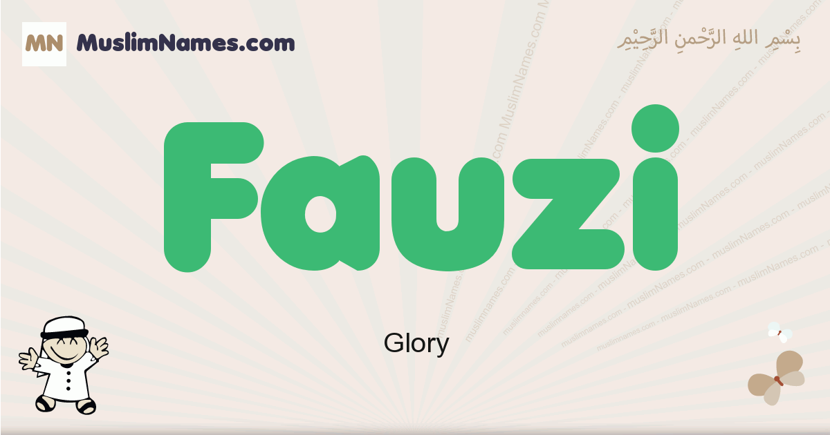 Fauzi muslim boys name and meaning, islamic boys name Fauzi