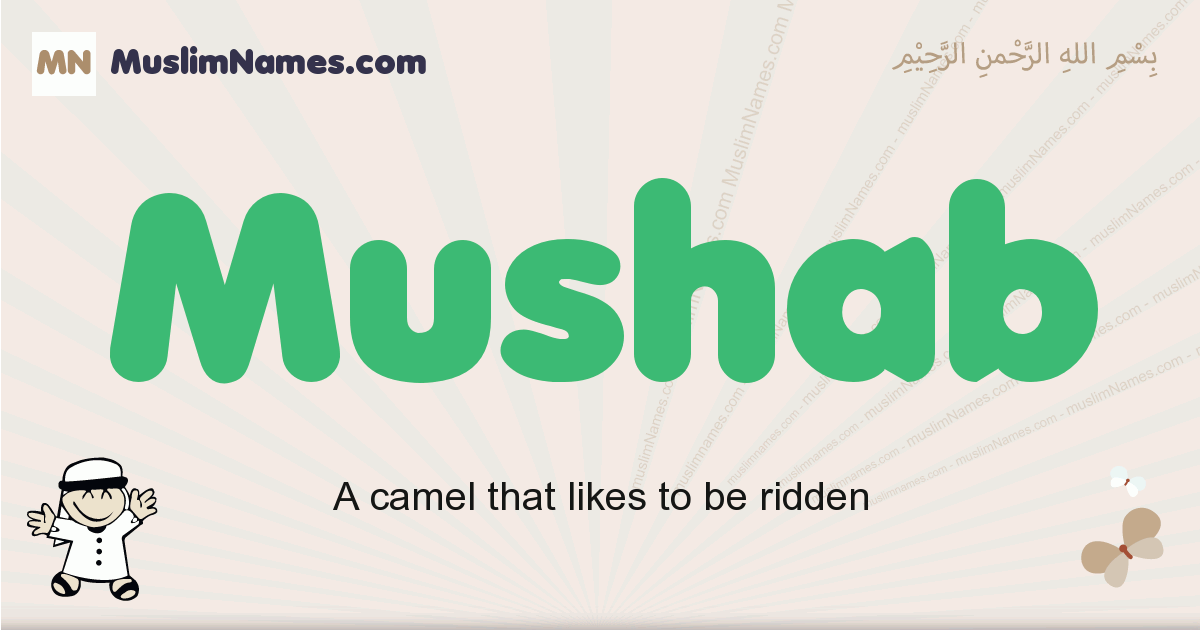 Mushab muslim boys name and meaning, islamic boys name Mushab