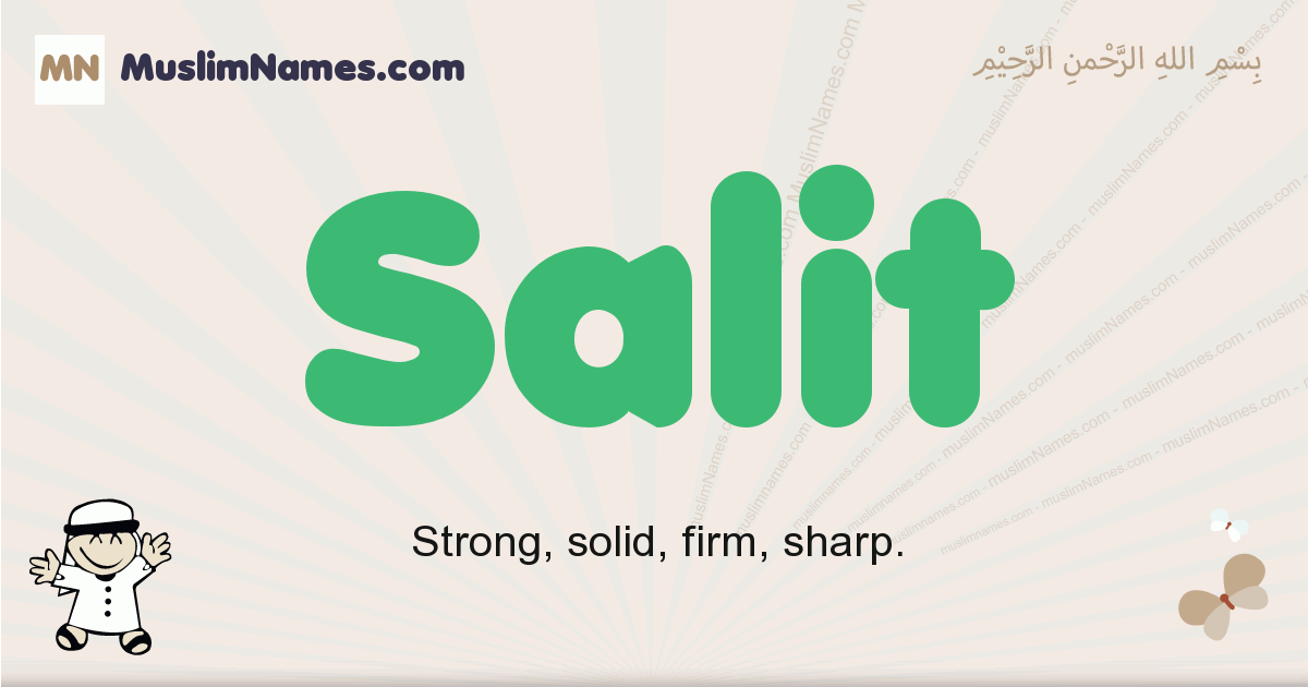 Salit muslim boys name and meaning, islamic boys name Salit