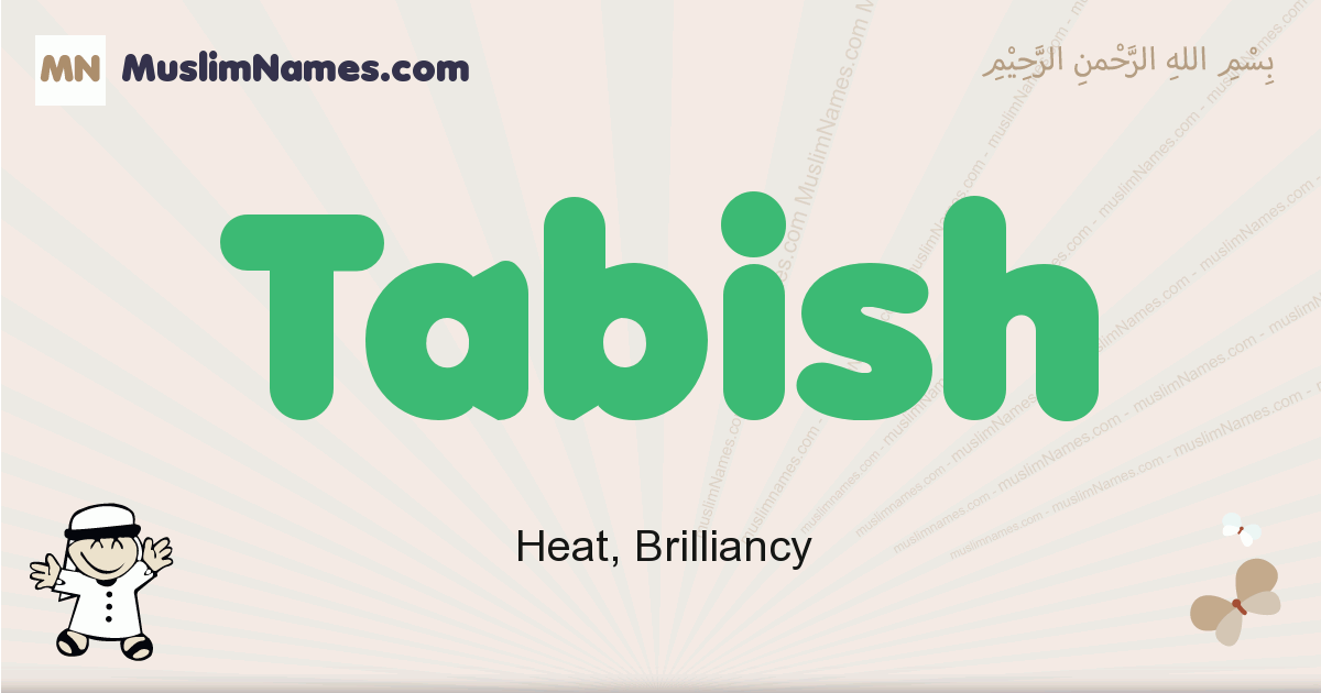 Tabish muslim boys name and meaning, islamic boys name Tabish